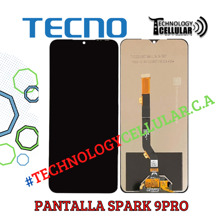 Pantalla Tecno Spark 9Pro – Technology Cellular – Servicio Tecnico Especializado